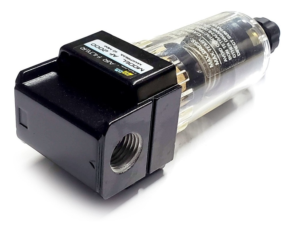 Filtro baja presión, 1/4" NPT, dren automático | Instrutek